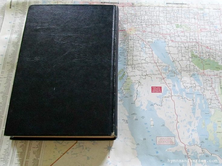 DIY Nautical Theme Map Book Cover | Hymns and Verses