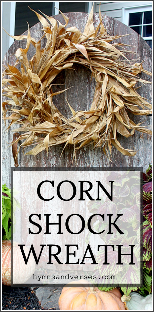 DIY Fall Corn Shock Wreath | Hymns and Verses