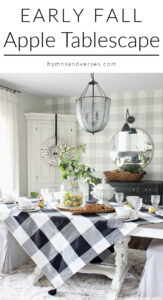 Apple Picking Tablescape for Fall | Hymns and Verses