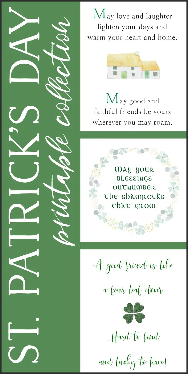 St Patricks Day Printable Collection | Hymns and Verses