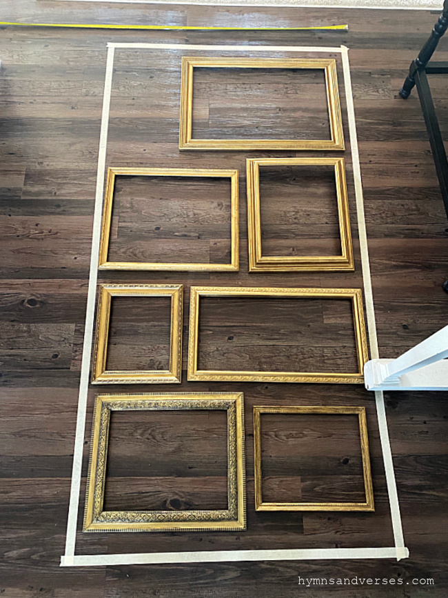 How to Make a Gallery Wall with Vintage Art | Hymns and Verses