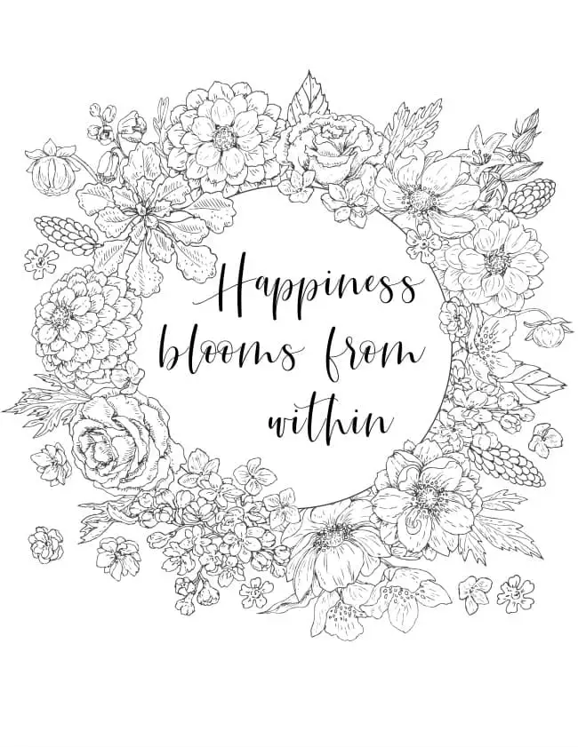 Spring Coloring Pages - Garden Inspired | Hymns and Verses
