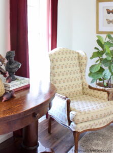 How to Change the Color of a Fabric Chair | Hymns and Verses