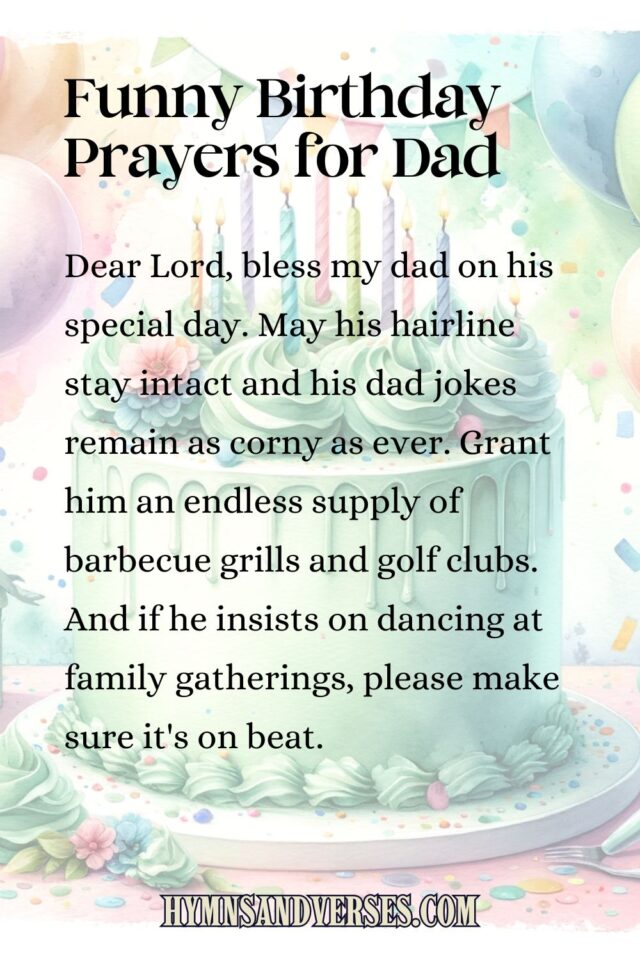 21+ Birthday Prayers for Daddy | Hymns and Verses